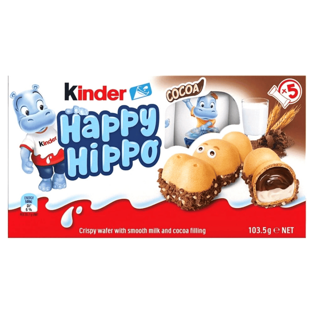 Kinder Happy Hippo Cocoa 103,5g — The Pantry SA